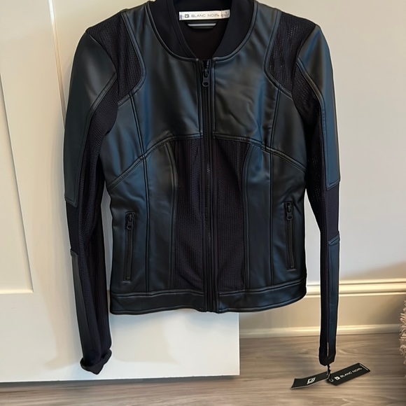 blanc noir | Jackets & Coats | Blanc Noir Run Moto Bomber | Poshmark
